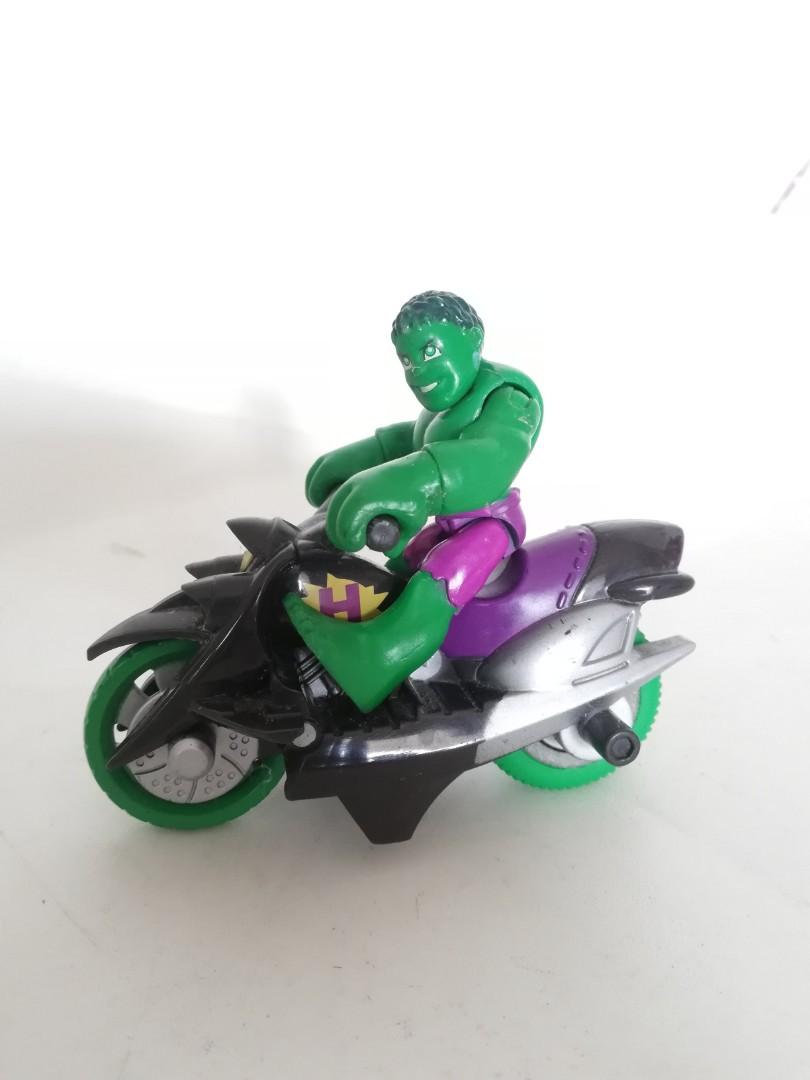 Hasbro Hulk with Motorcycle, Hobbies & Toys, Toys & Games on Carousell
