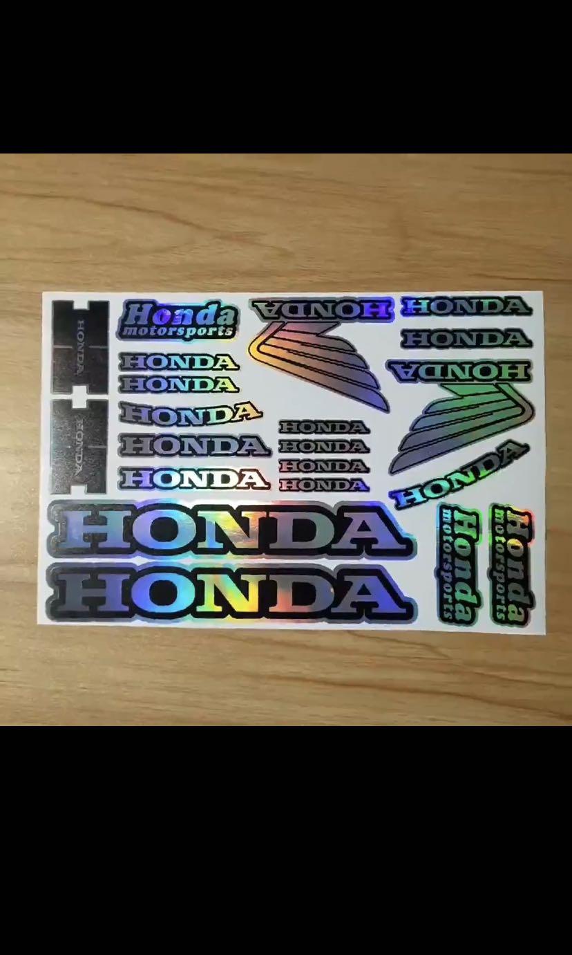 Honda Stickers, Motorcycles, Motorcycle Accessories on Carousell
