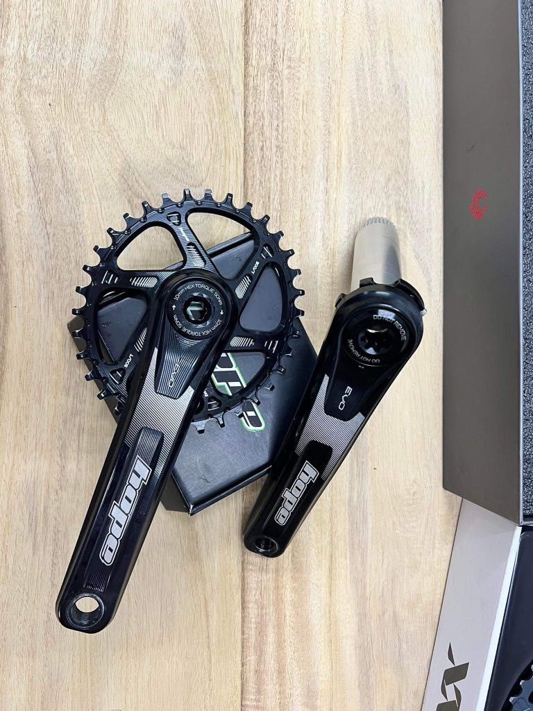 Hope evo crank set and chainring, Sports Equipment, Bicycles & Parts ...