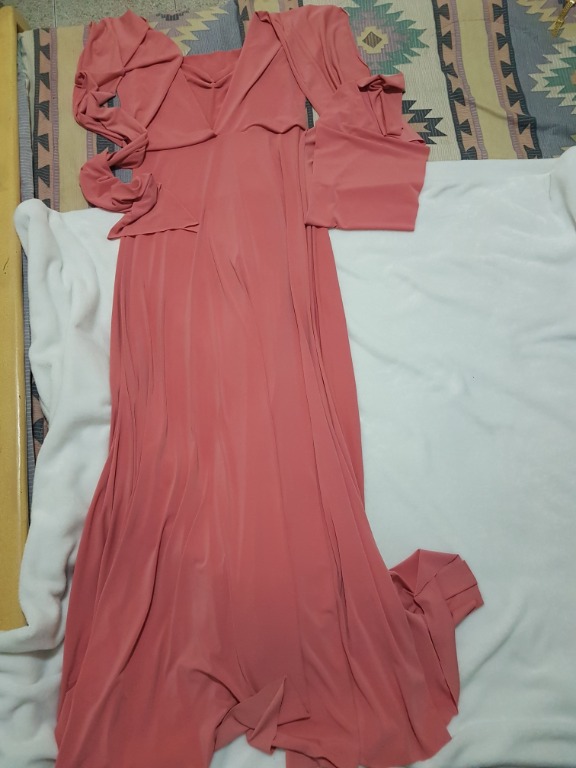 Infinity pastel pink gown, Women's Fashion, Dresses & Sets, Evening ...