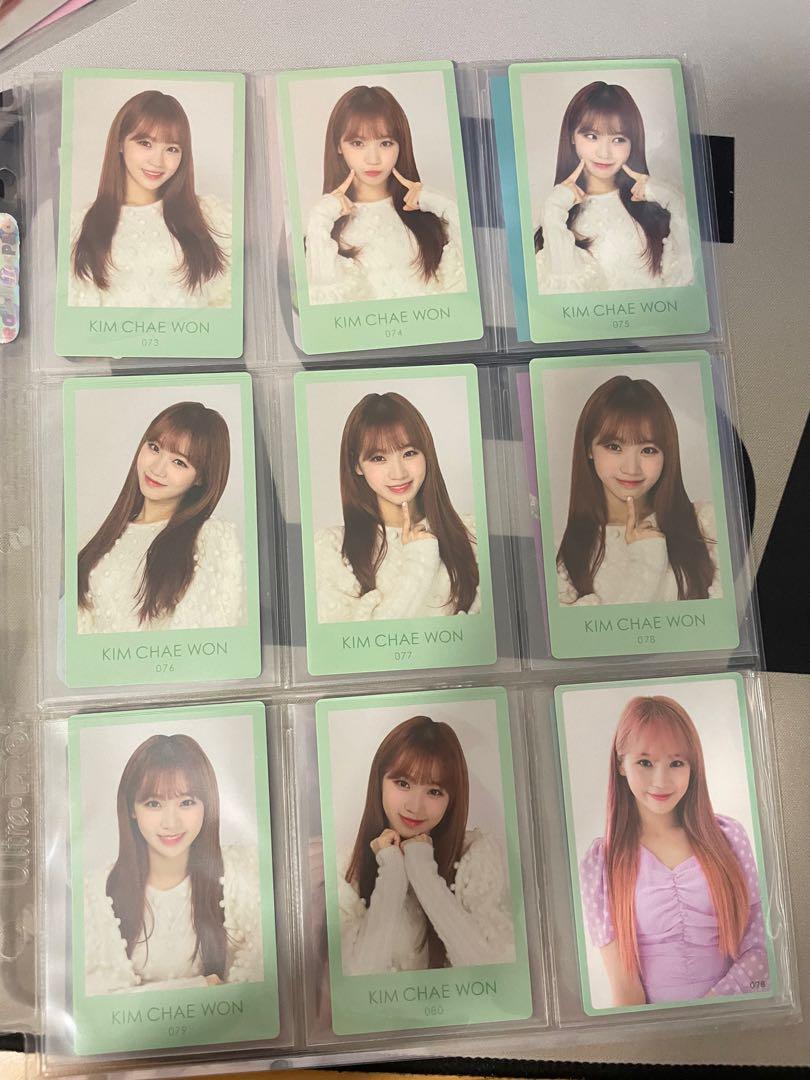 Izone Chaewon Photocards, Hobbies & Toys, Memorabilia & Collectibles, K ...