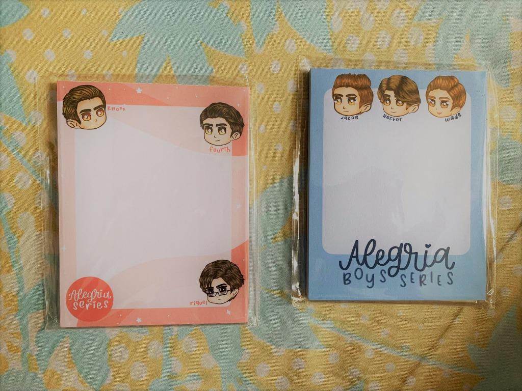 Jonaxx Merch: Alegria Series Notepads, Hobbies & Toys, Stationary ...