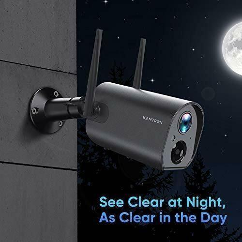 KAMTRON Zs-gx6s Security CCTV IP Battery Powered Wireless Camera Indoor ...