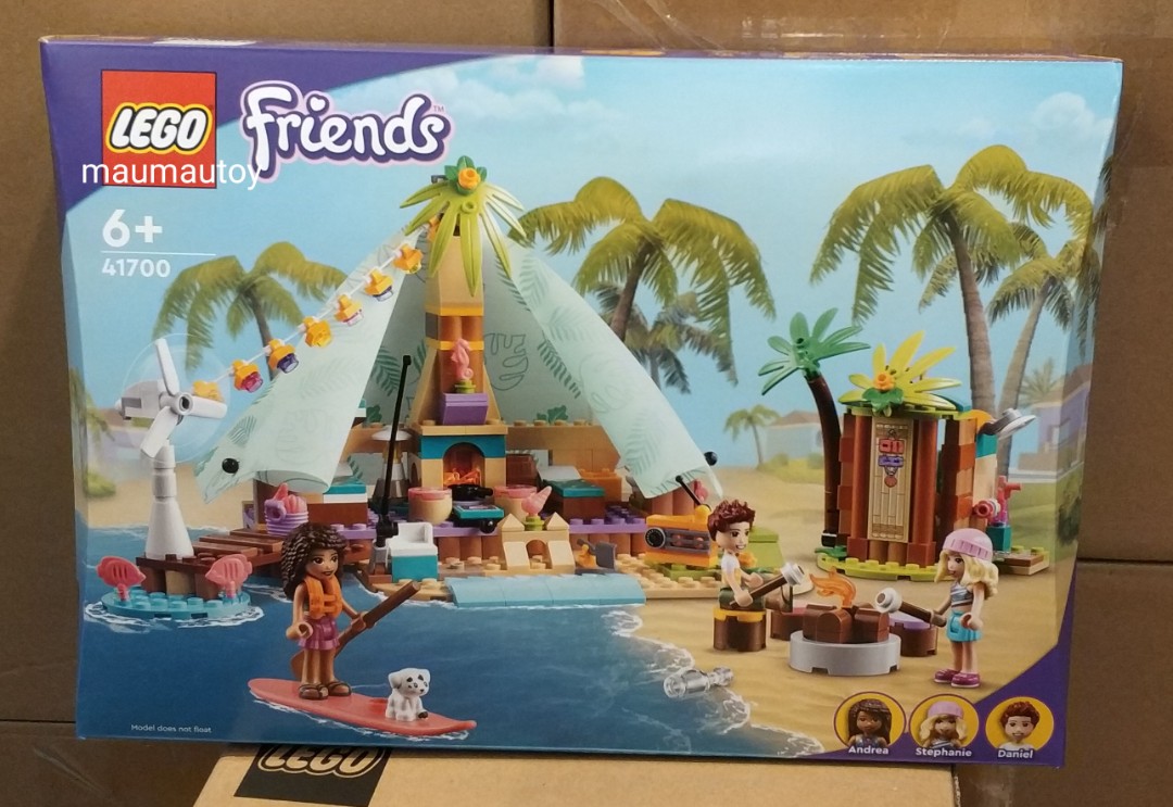 Lego 41700 Friends Beach Glamping, 興趣及遊戲, 玩具 & 遊戲類 - Carousell