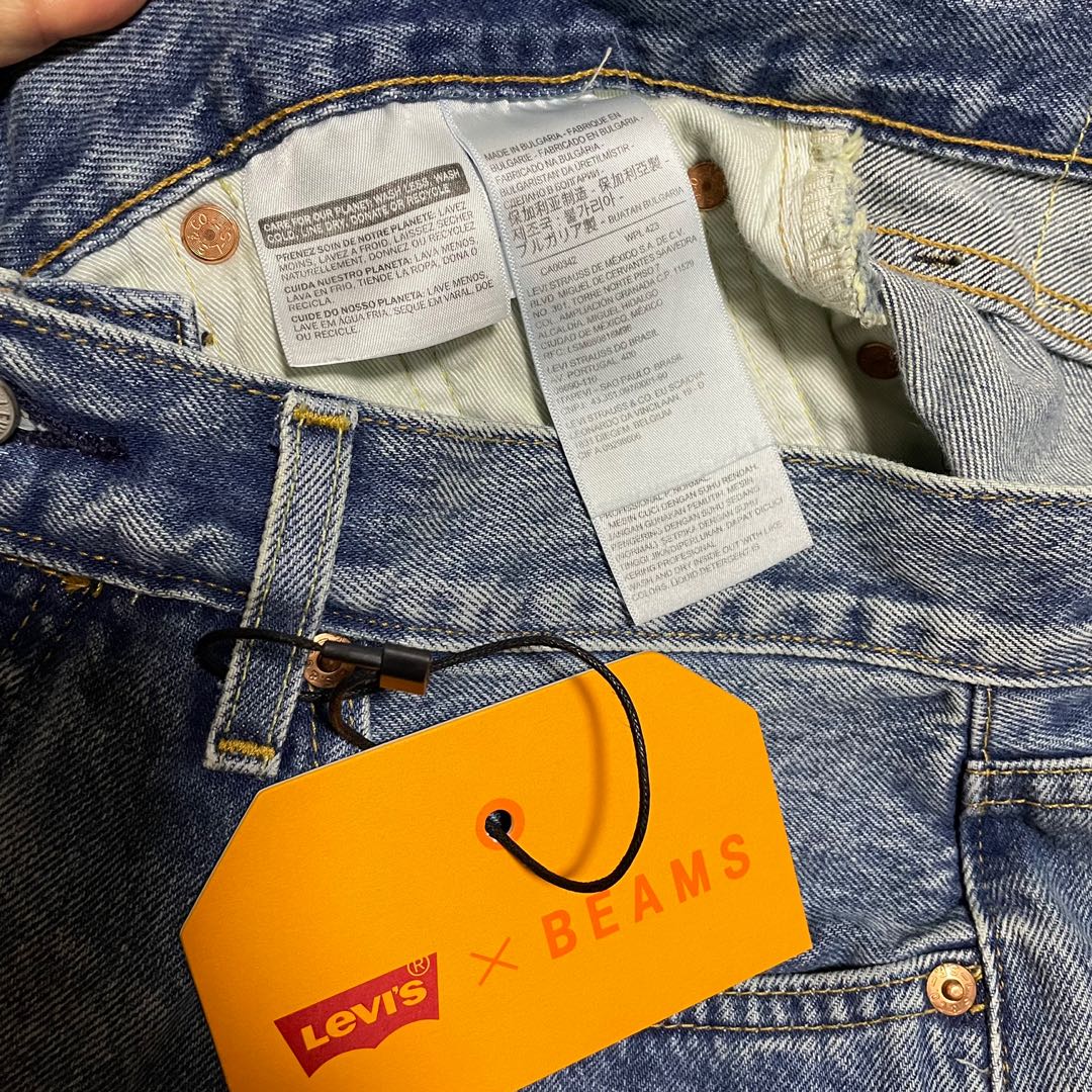 Levi’s x Beams 牛仔褲 寛松版 全新, 男裝, 褲＆半截裙, 牛仔褲 - Carousell