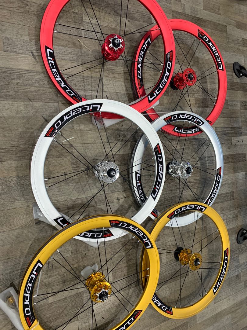 Litepro wheel set 451, Sports Equipment, Bicycles & Parts, Parts ...