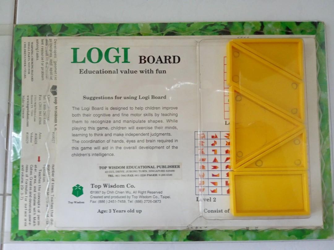 Logi Board, Hobbies & Toys, Toys & Games on Carousell