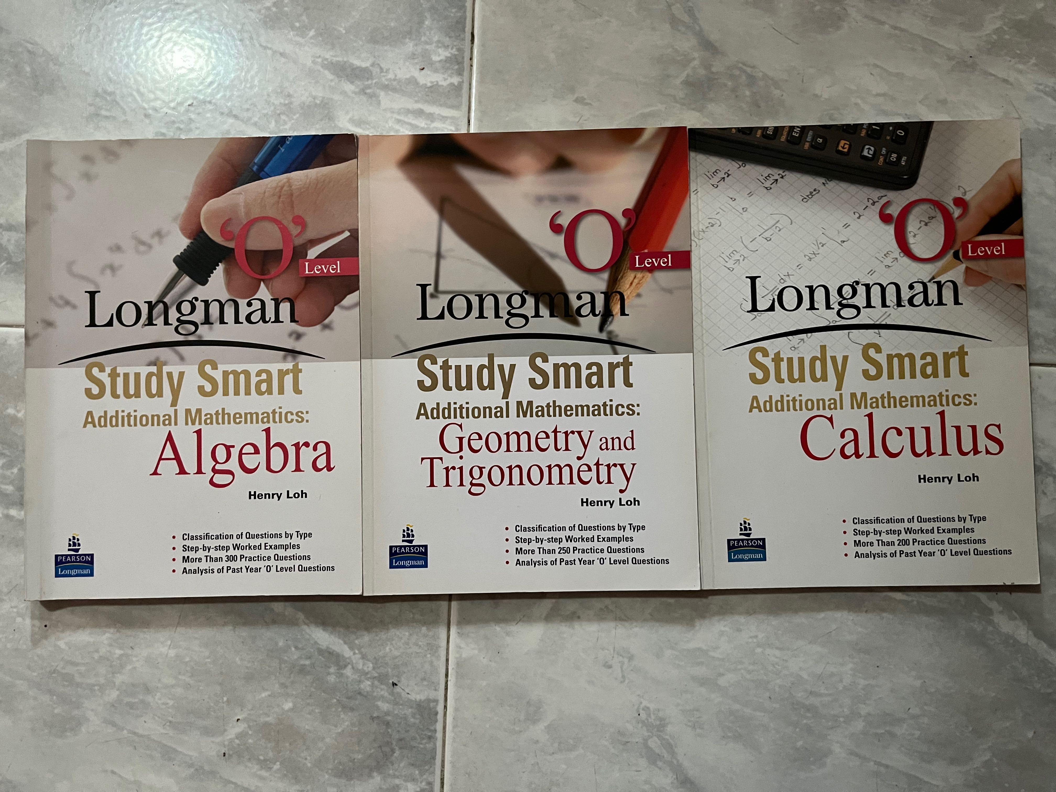 Longman Study Smart Additional Mathematics Amath O Level Guidebooks ...