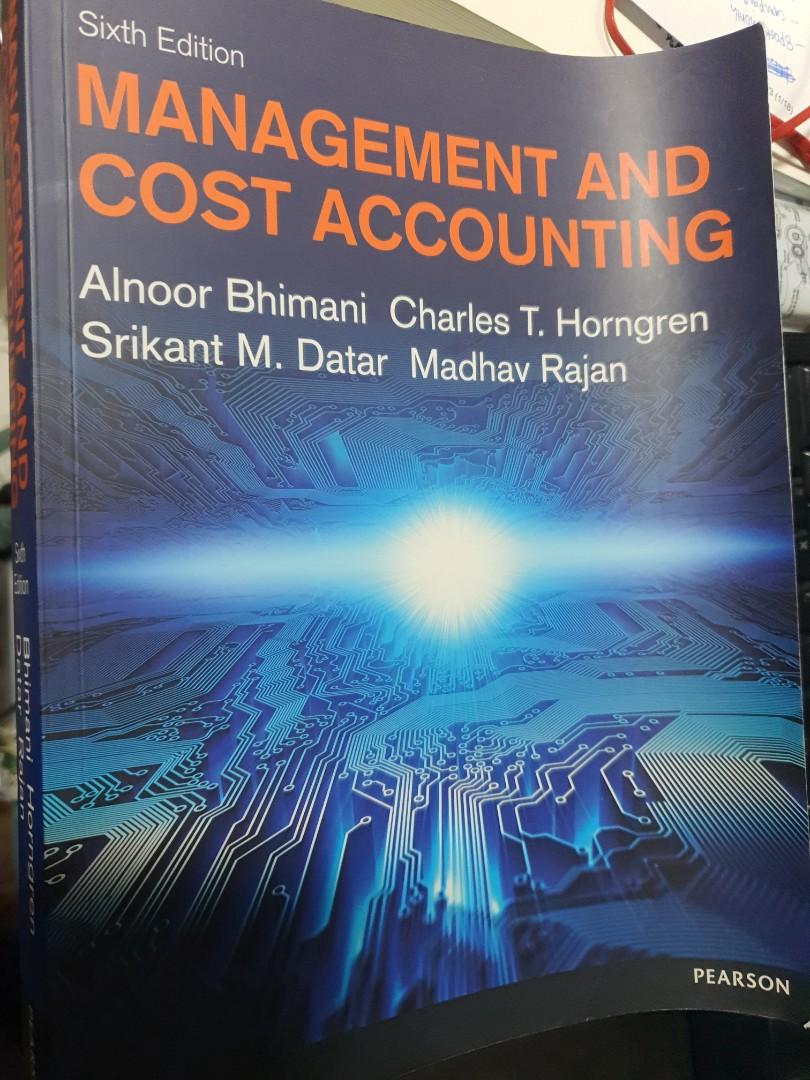 Management and Cost Accounting 6th Edition - Pearson (by Alnoor Bhimani ...