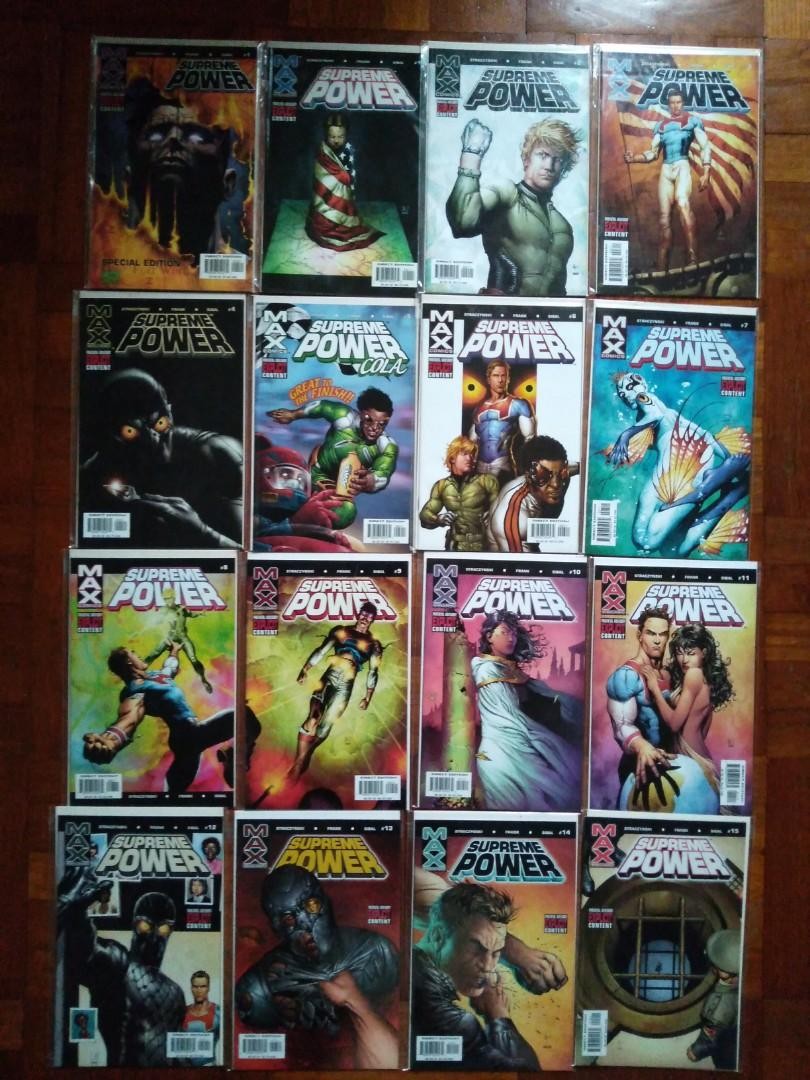Marvel Comics MAX Supreme Power #1 Special Edition and #1-15, Hobbies ...
