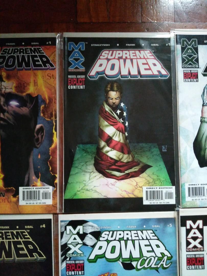 Marvel Comics MAX Supreme Power #1 Special Edition and #1-15, Hobbies ...