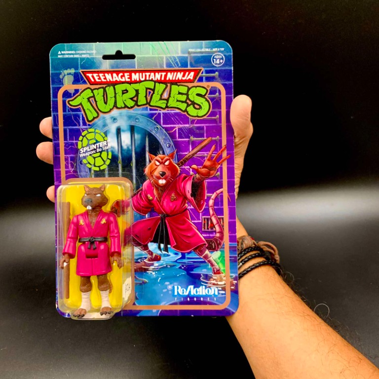 Master Splinter ReAction Figure 2021, Super7, Hobbies & Toys, Toys ...