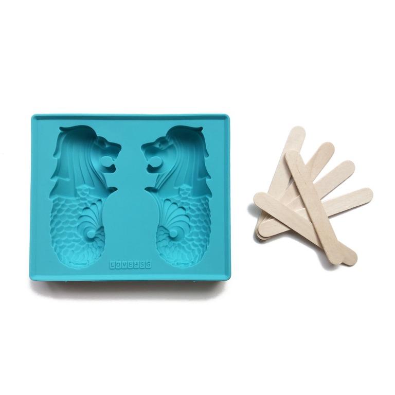 Merlion Ice Cream Molds Singapore Souvenir, Furniture & Home Living ...