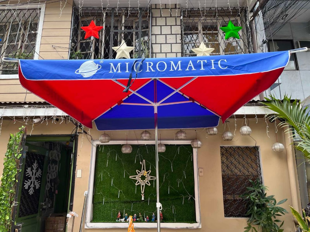 Micromatic Square Garden Patio Umbrella Heavy Duty with freebie ...