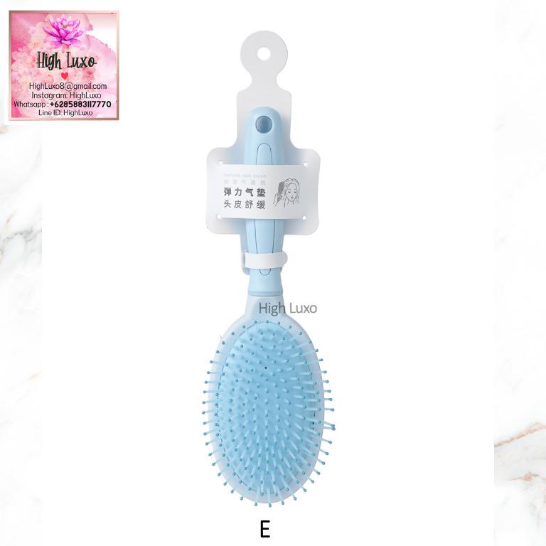 MINISO Sisir Massage Hairbrush Hair Brush Comb Oval Desain Jepang Japan ...