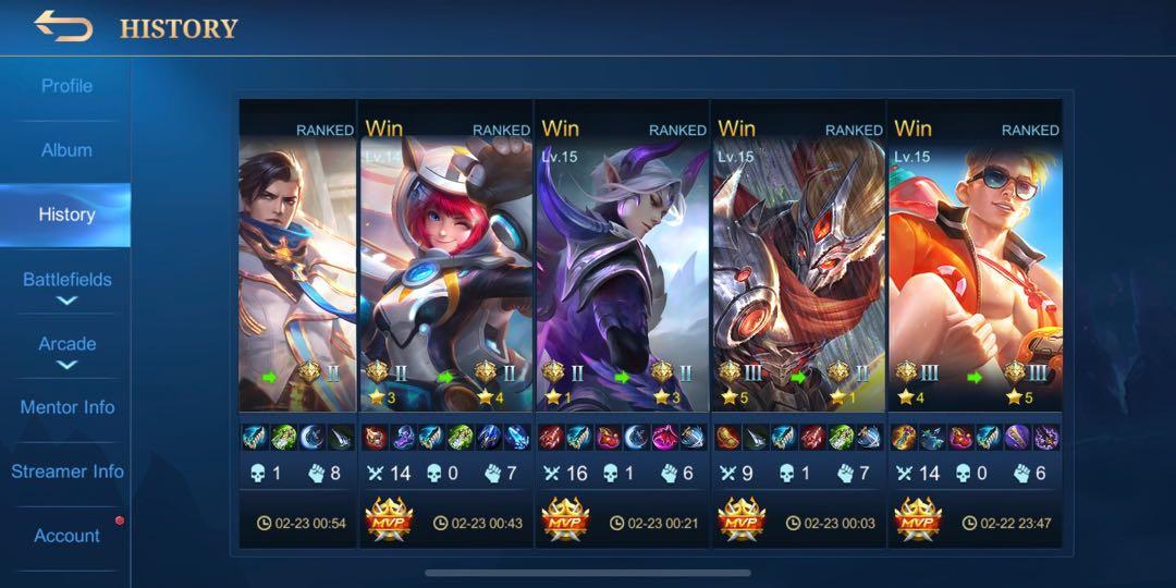 MLBB BOOSTING SERVICE / JOKI MLBB, Video Gaming, Gaming Accessories ...