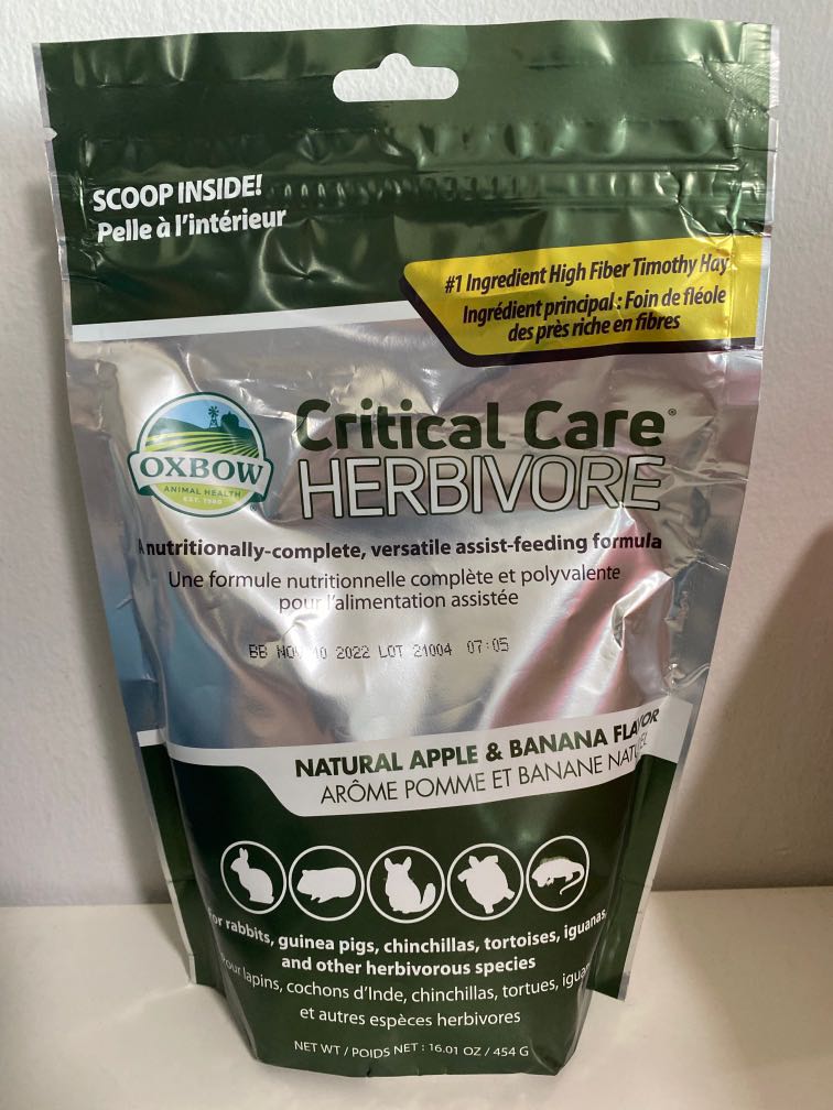 OXBOW CRITICAL CARE, Pet Supplies, Pet Food on Carousell