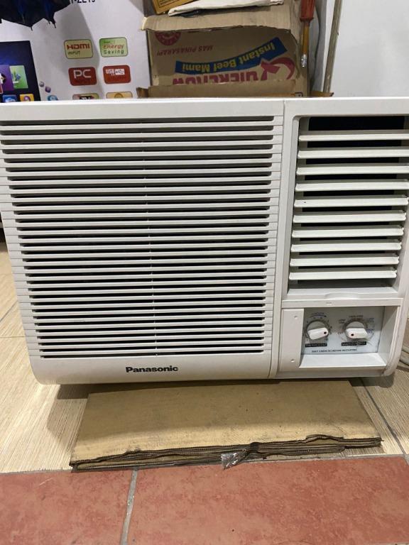 Panasonic window type aircon 1 HP, TV & Home Appliances, Air ...