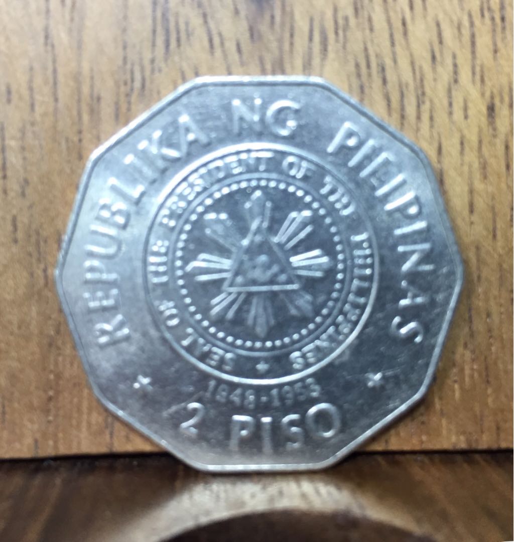 Philippines 2 Pesos 1990 coin, Hobbies & Toys, Memorabilia ...