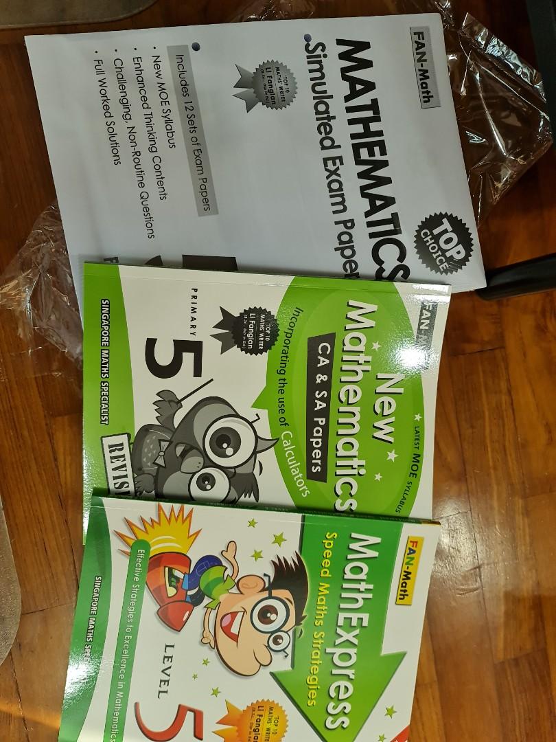 Primary 5 Math Express Fan-Math, Hobbies & Toys, Books & Magazines ...