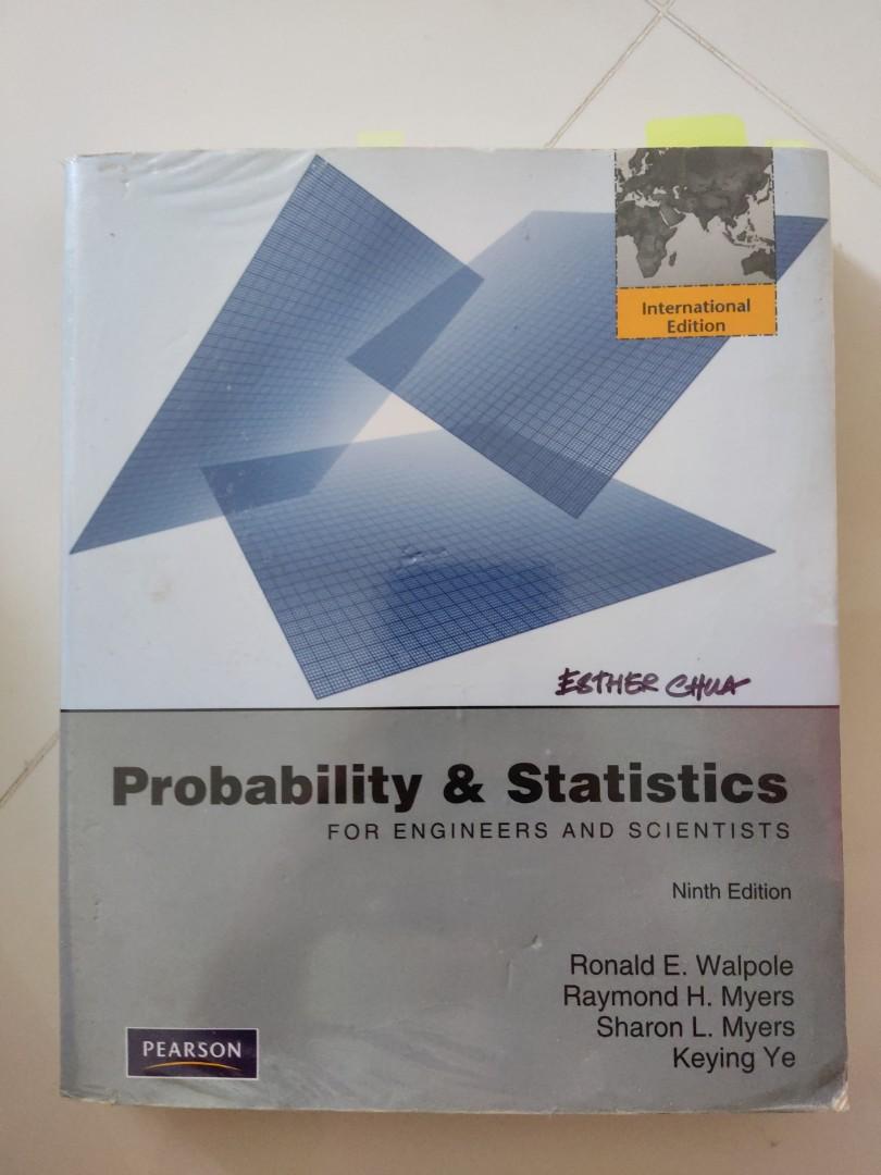 Probability & Statistics for Engineers & Scientists (9th edition ...