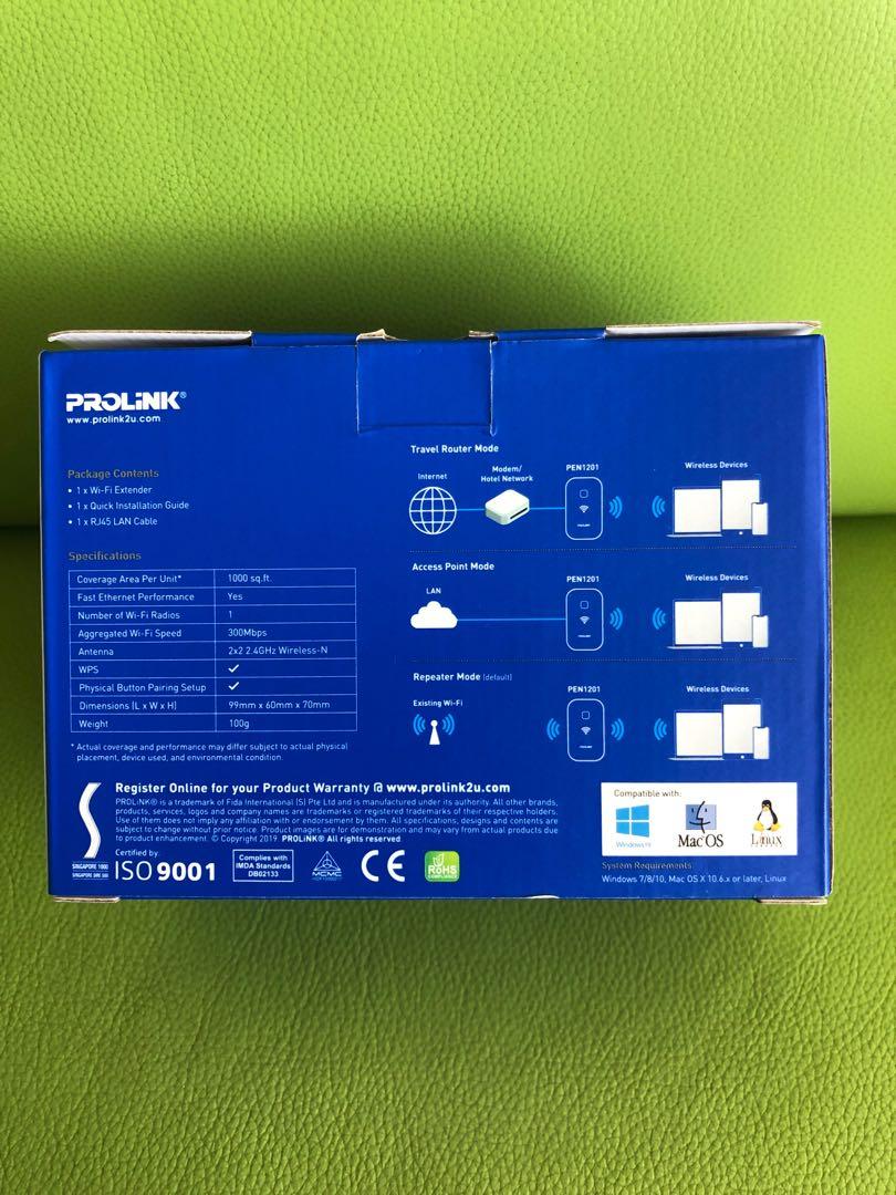Prolink WiFi extender, Computers & Tech, Parts & Accessories, Other ...