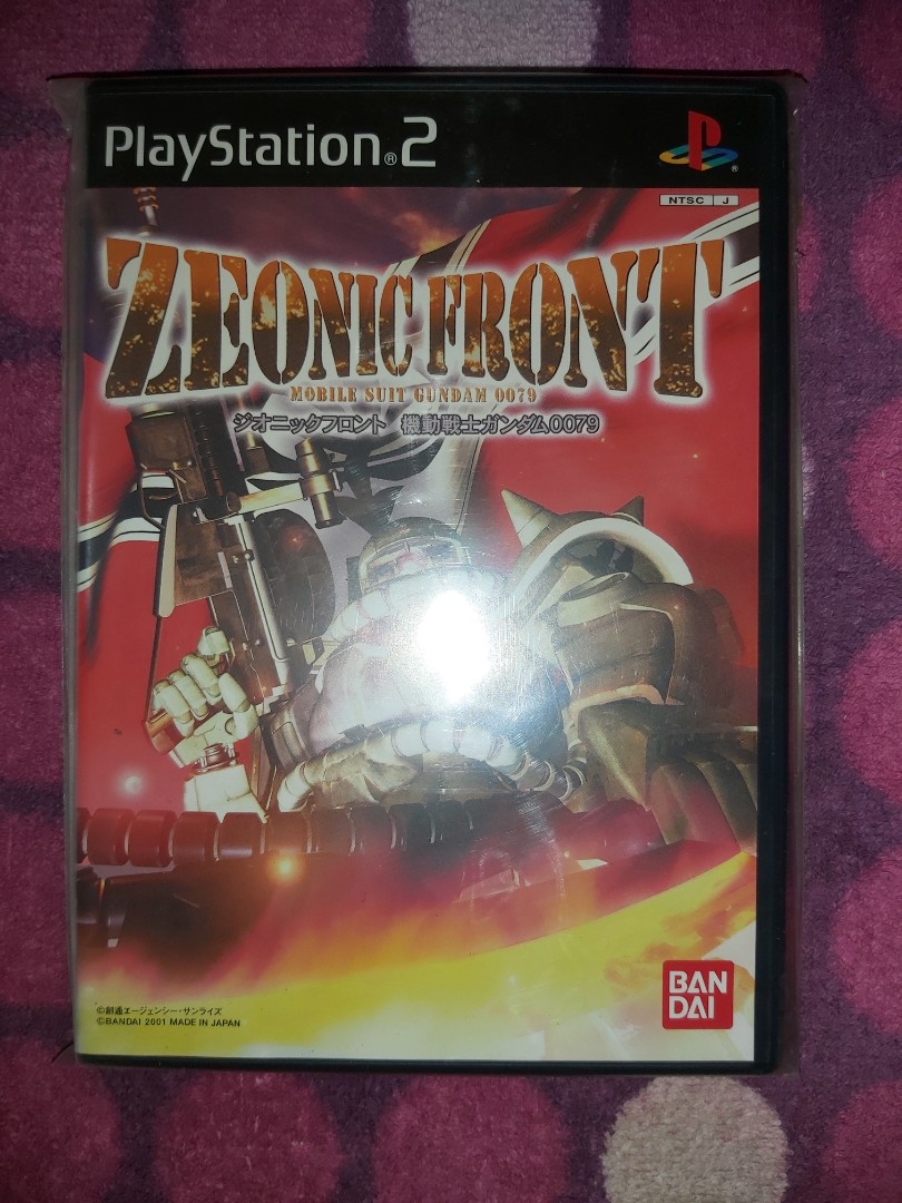 Ps2 P2 Zeonic Front Mobile Suit Gundam 0079, 電子遊戲, 電子遊戲, PlayStation ...