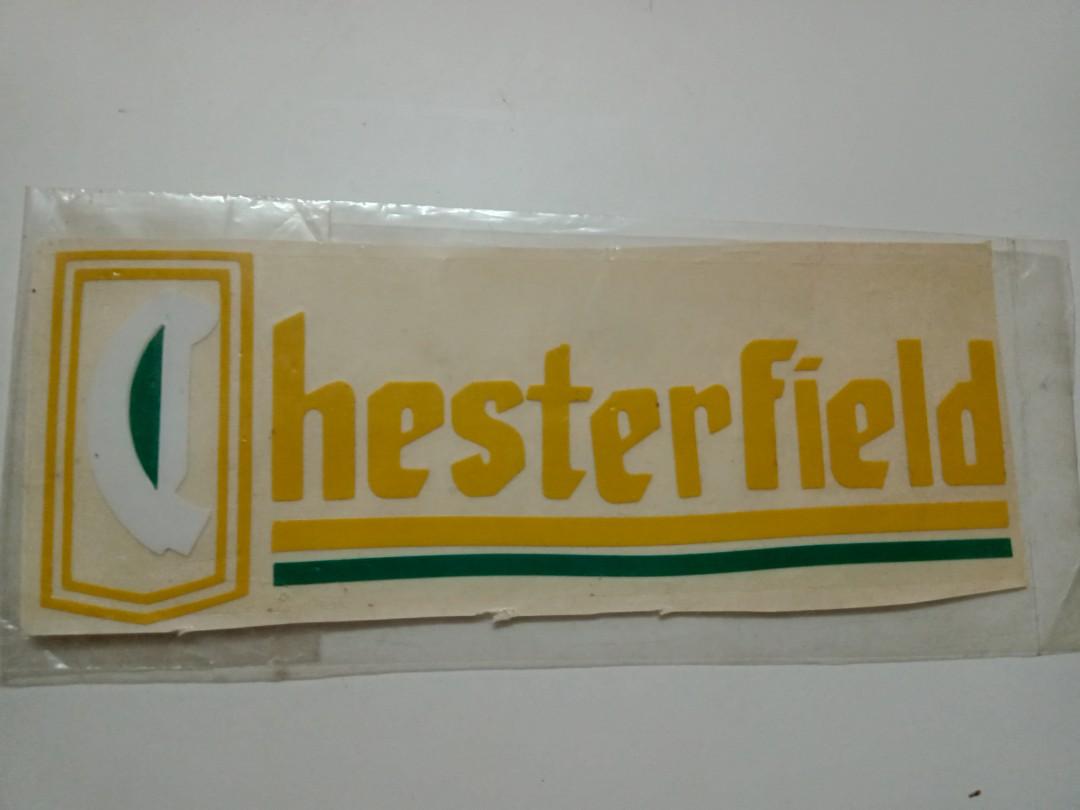 Rare Vintage Sticker Chesterfield, Hobbies & Toys, Collectibles ...