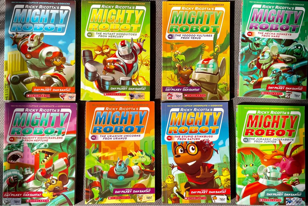 Scholastic - Ricky Ricotta’s Mighty Robot by Dav Pilkey, Hobbies & Toys ...
