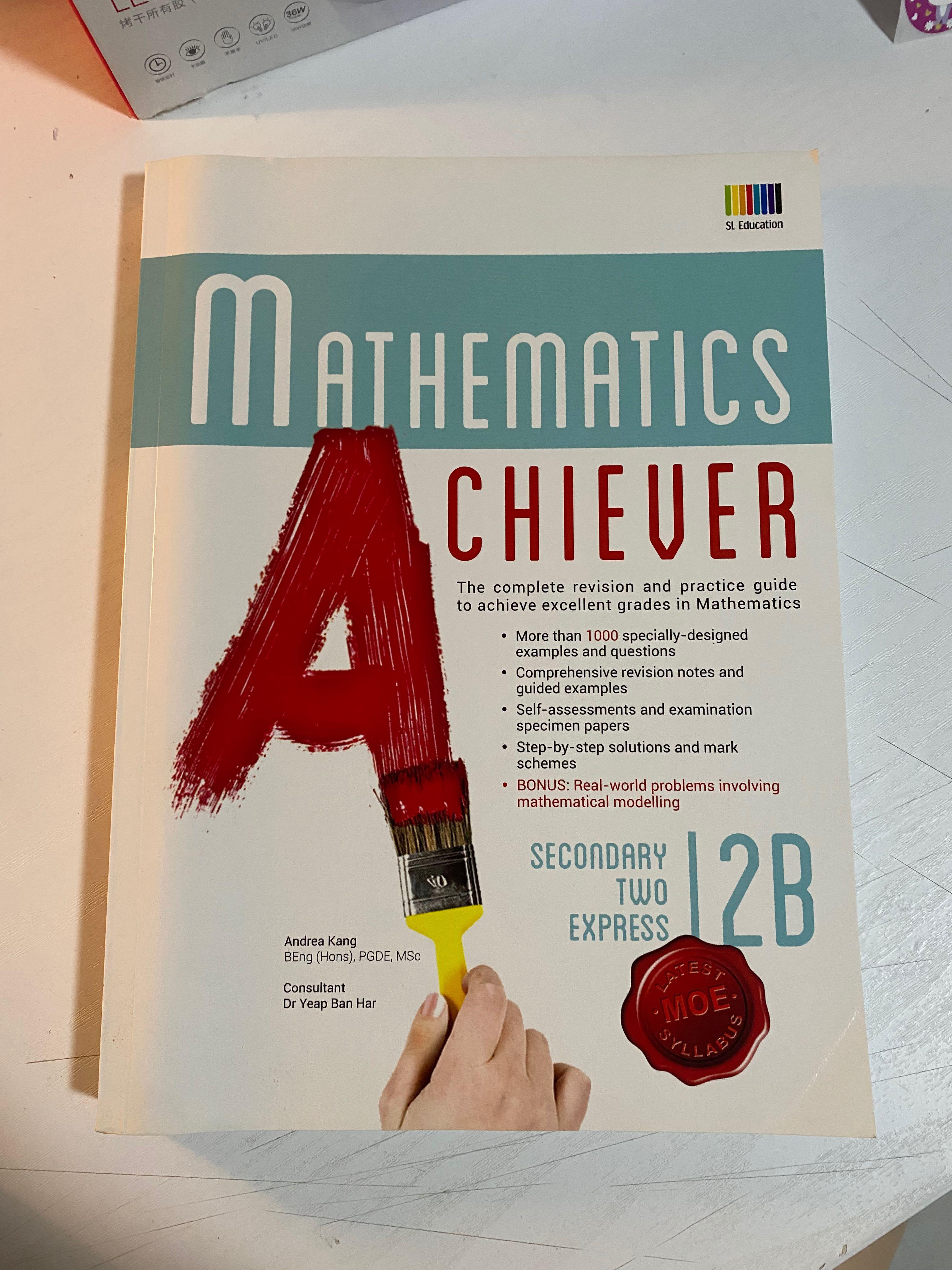 Sec 2 Math Achievers 2A and 2B, Hobbies & Toys, Books & Magazines ...