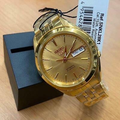 Seiko 5 SNKL28K1 Automatic Stainless Steel Analog Men's Watch, 男裝, 手錶及 ...
