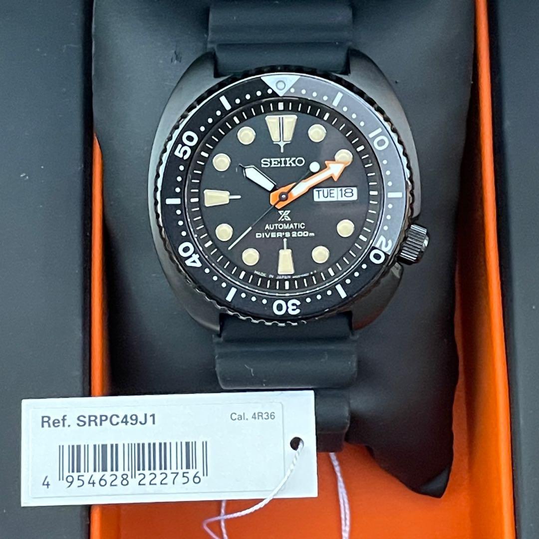 Seiko Black Series Turtle SRPC49J1 Limited Edition (Made In Japan), Men ...