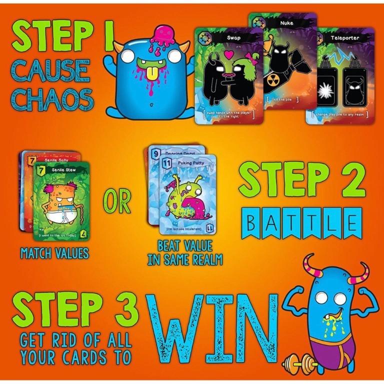 [SG STOCK] Monster Rejects & Monster Misfits English Card Game, Hobbies ...