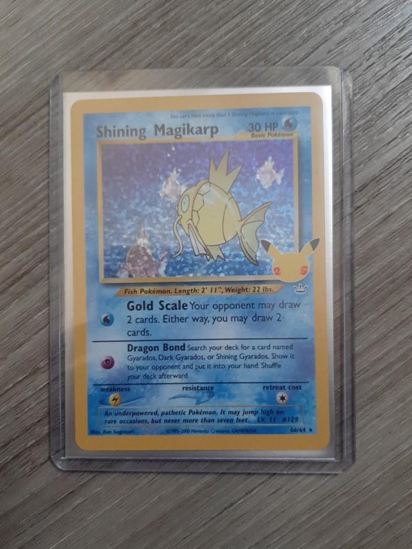 Shining Magikarp Pokemon Card w Free Dark Gyarados and Kyogre Card (all ...