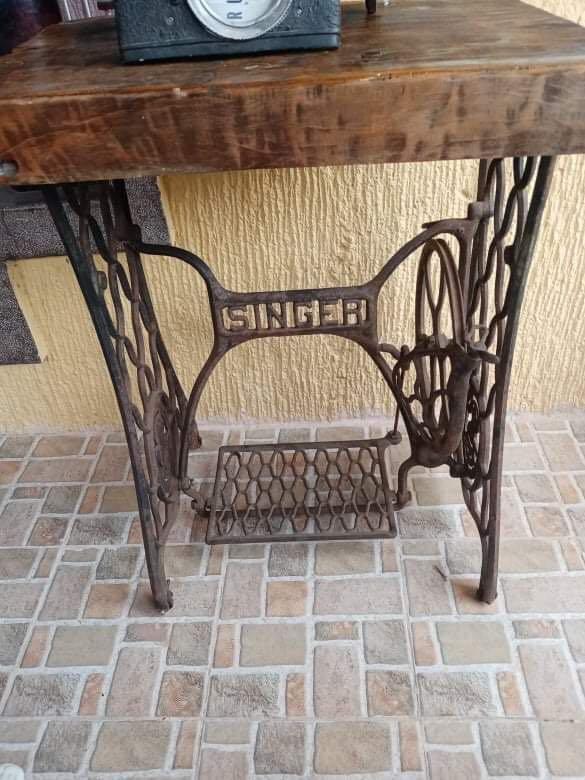 Singer sewing machine stand, Furniture & Home Living, Furniture, Other ...