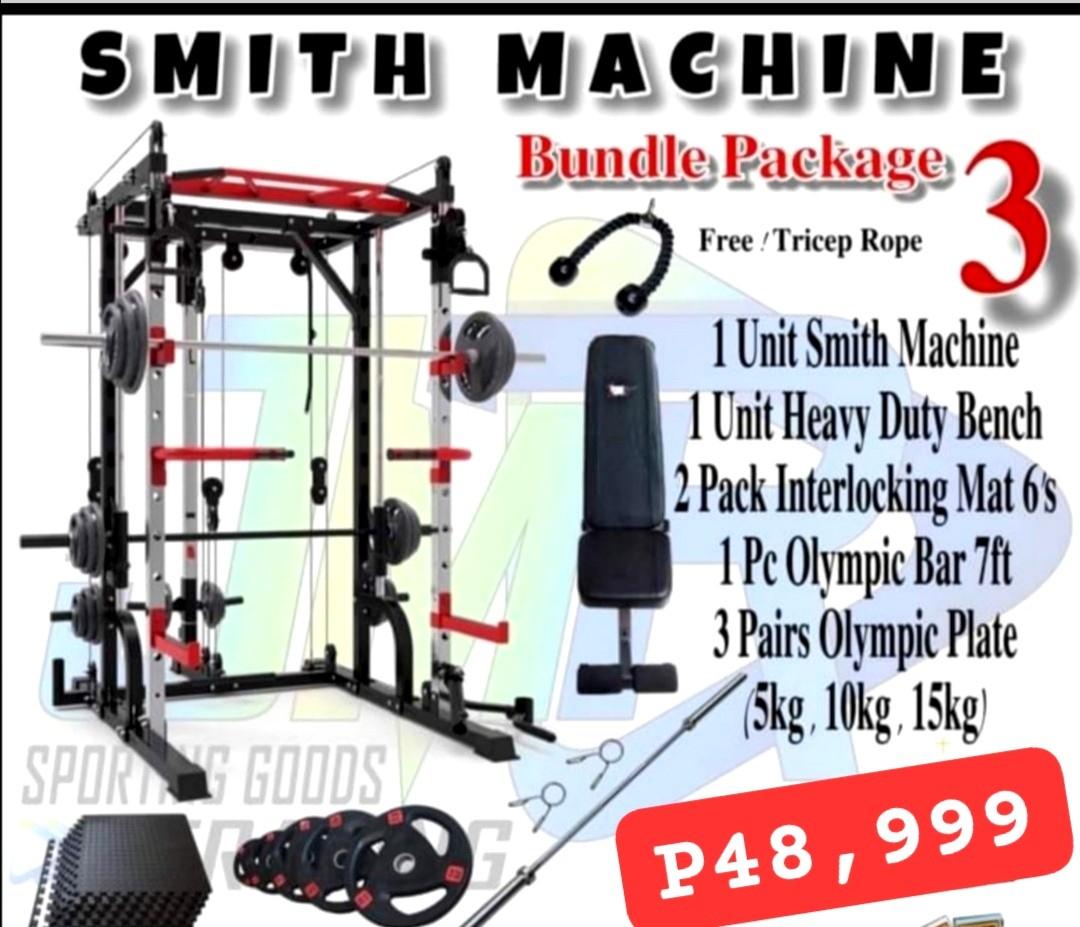 Smith machine package promo, Sports Equipment, Exercise & Fitness ...