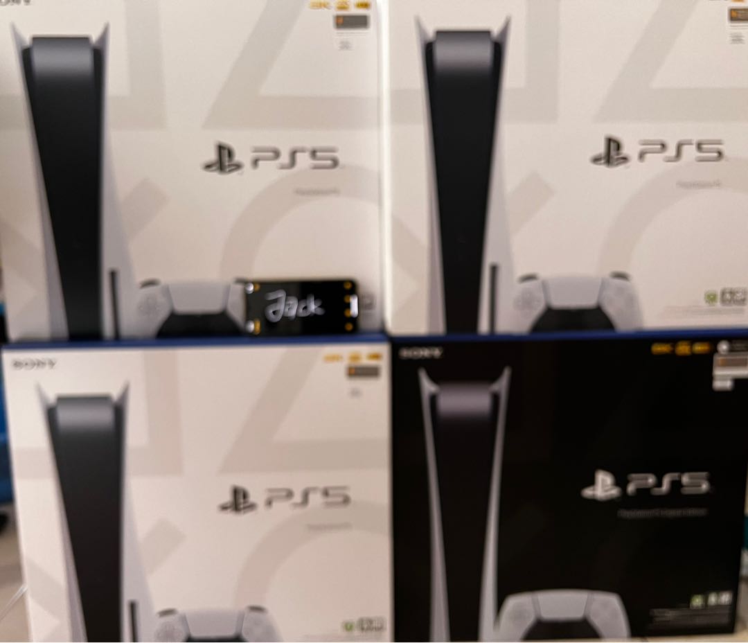 Sony PlayStation 5 PS5 Disc and Digital version, Video Gaming, Video ...