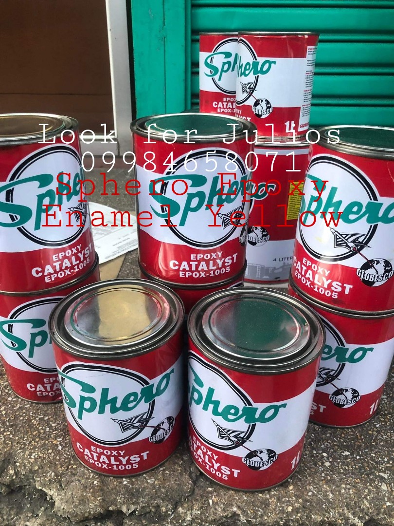 Sphero Epoxy Enamel Yellow, Commercial & Industrial, Construction Tools ...