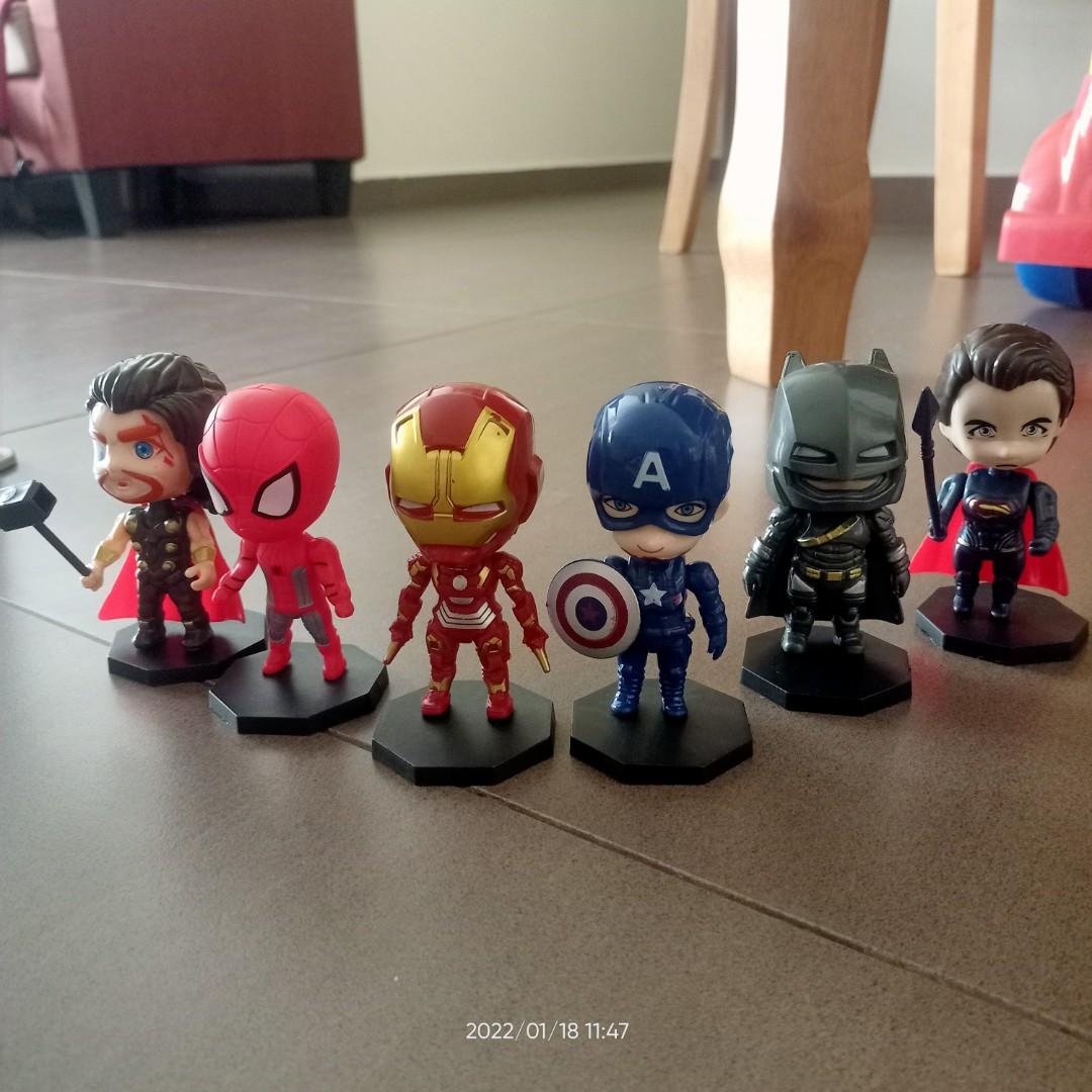 Spiderman topper, iron man topper, Cake topper, Hobbies & Toys ...
