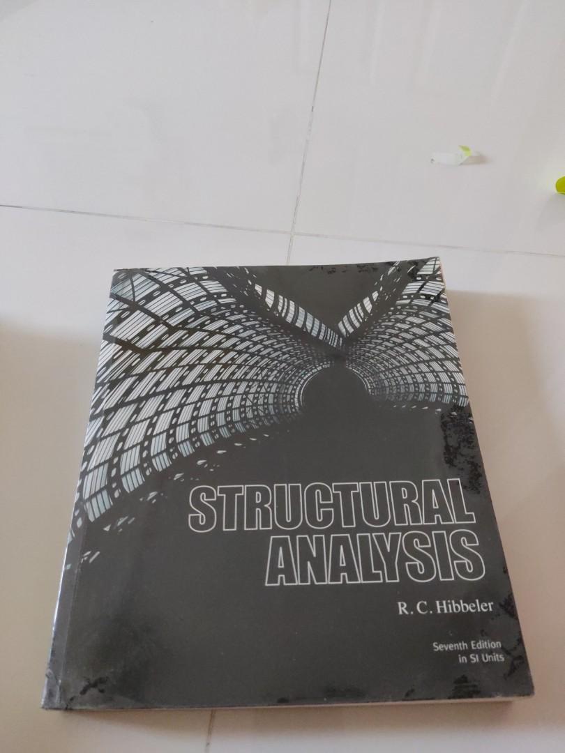 Structural Analysis textbook by RC Hibbeler (7th edition), Hobbies ...