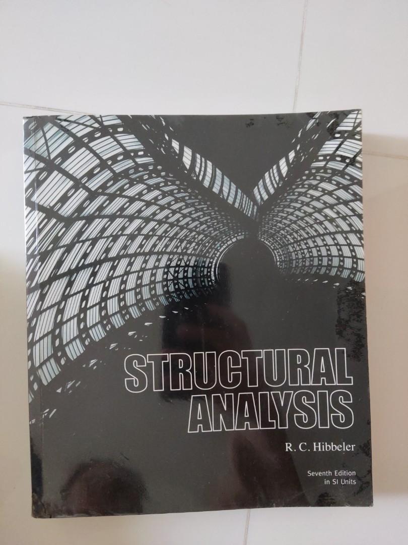 Structural Analysis textbook by RC Hibbeler (7th edition), Hobbies ...