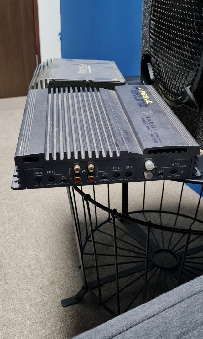 Subwoofer 400w, 2Chn & 4Chn Amplifier, Audio, Soundbars, Speakers ...