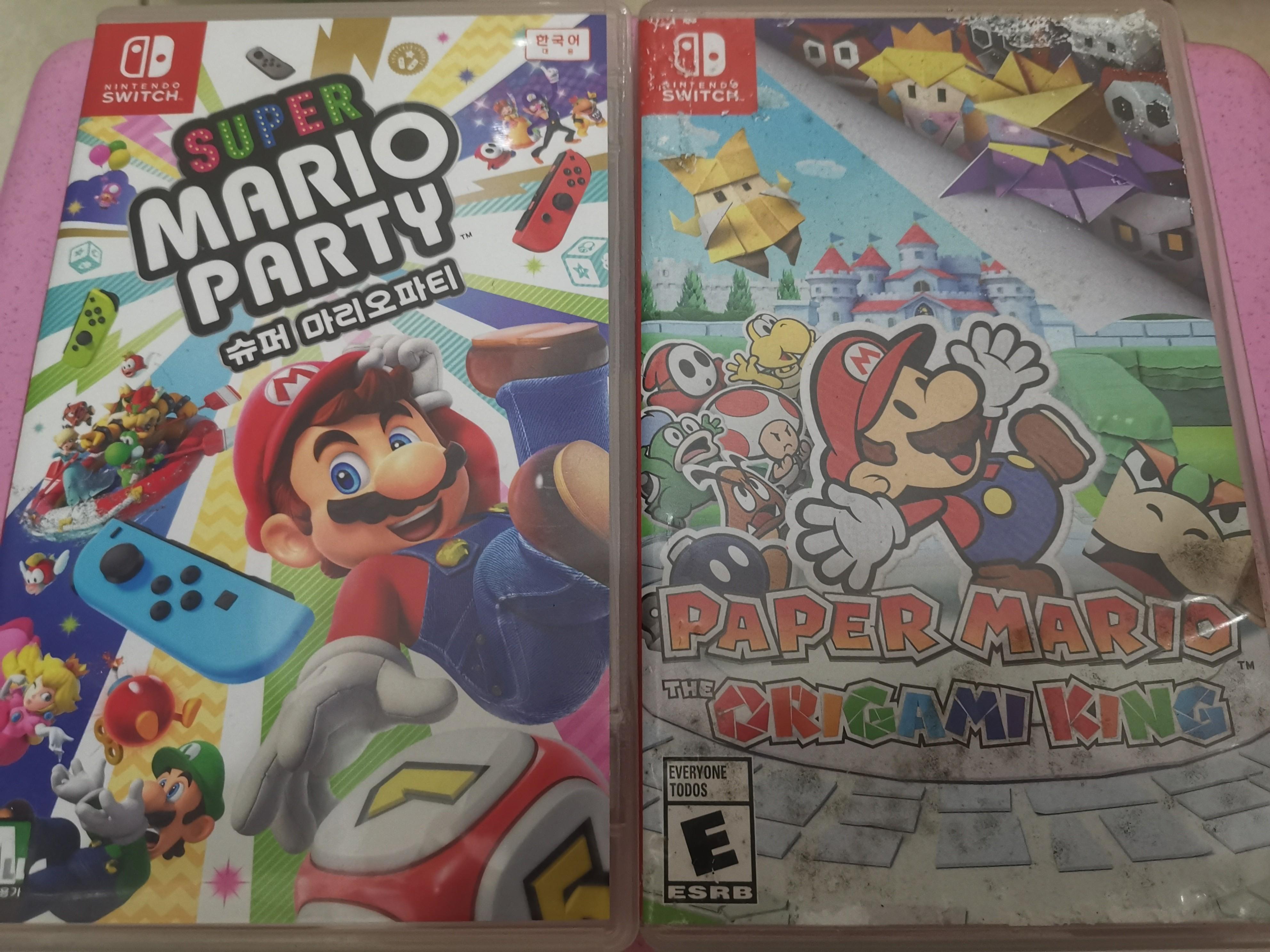 Super Mario Party And Paper Mario At $40 Each, Hobbies & Toys, Toys ...