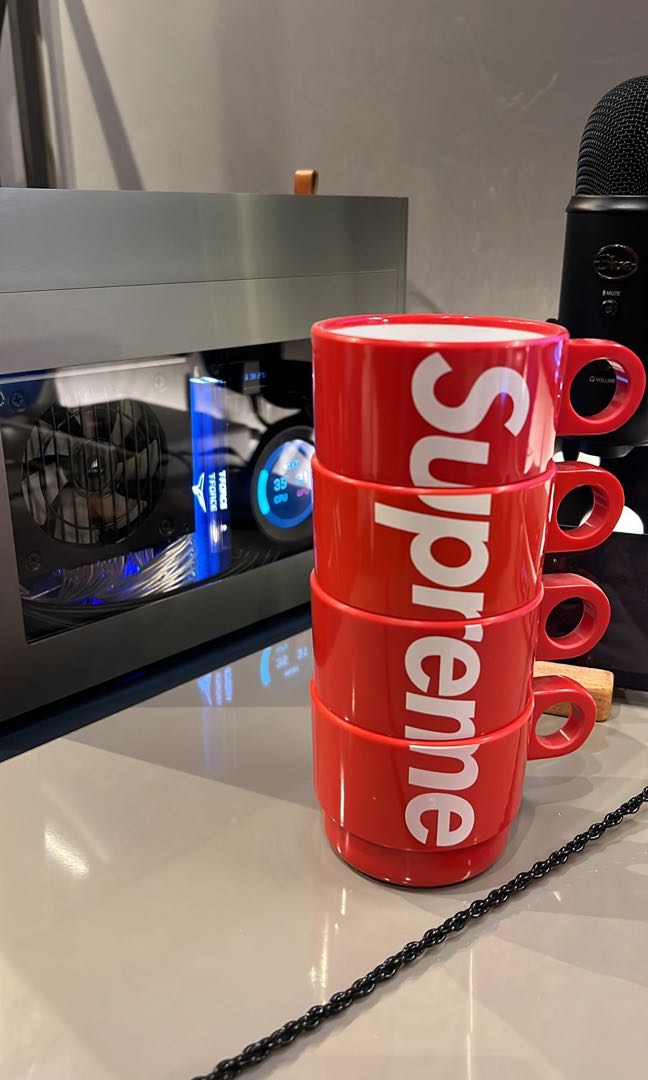 Supreme Cups (Set of 4), Luxury, Accessories on Carousell