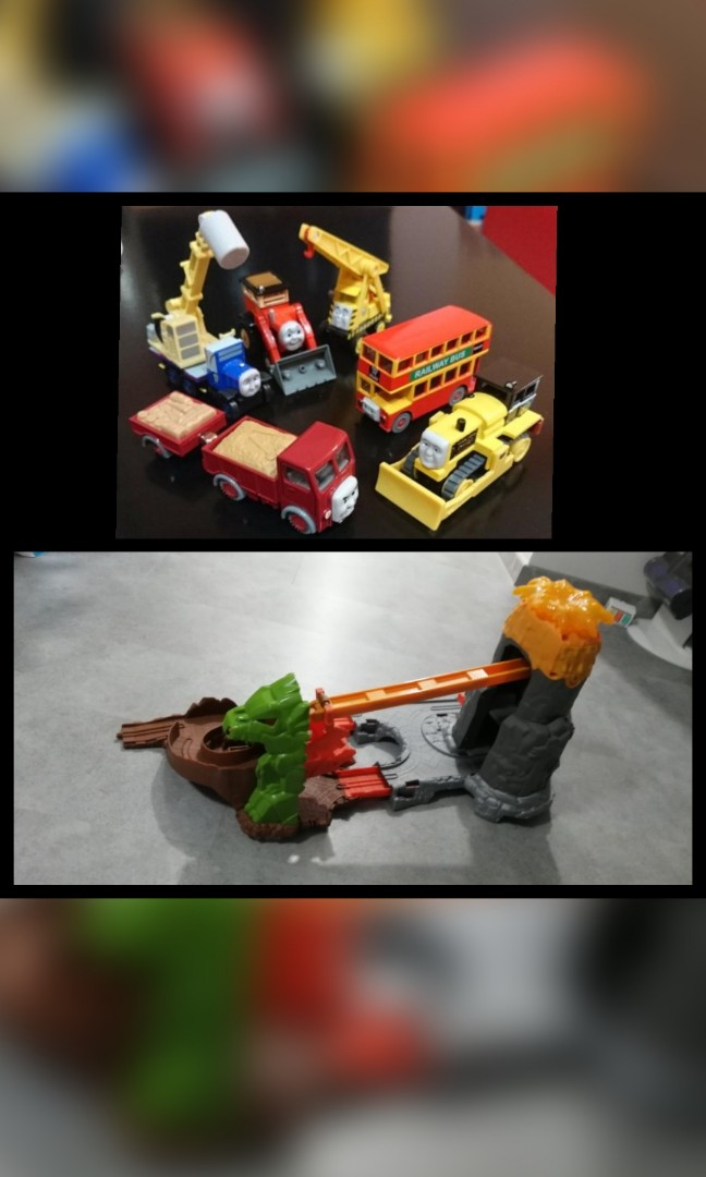 Thomas Train Construction Team and Action Volcano Mountain, Hobbies ...