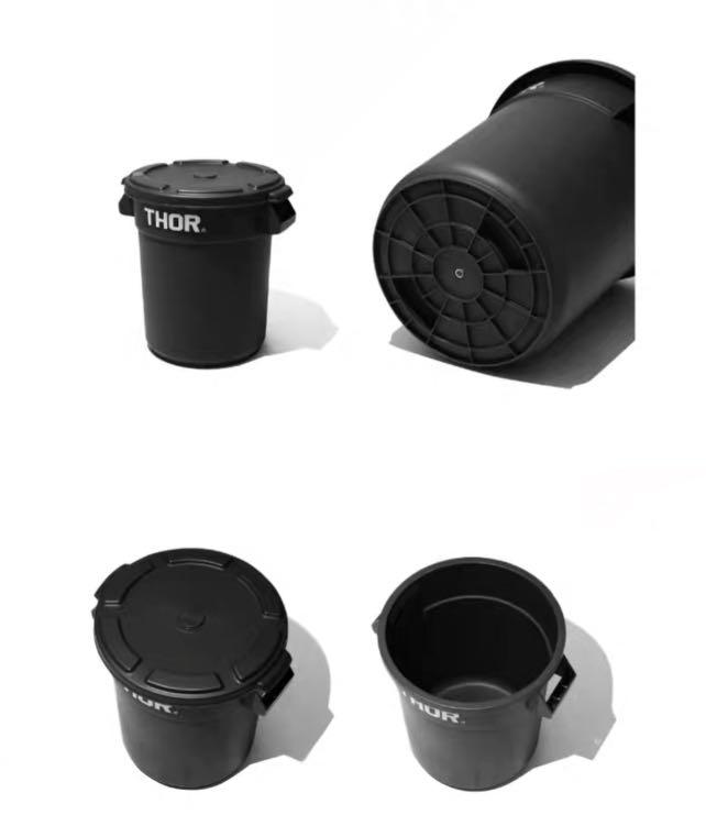 THOR BIN 23L HYPEBEAST BLACK PLASTIC DURABLE WATERPROOF DIAPER BABY ...