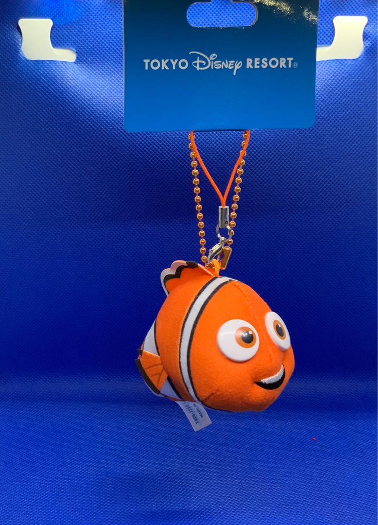 Tokyo Disney Resort Finding Nemo Plush keychain, Hobbies & Toys, Toys ...
