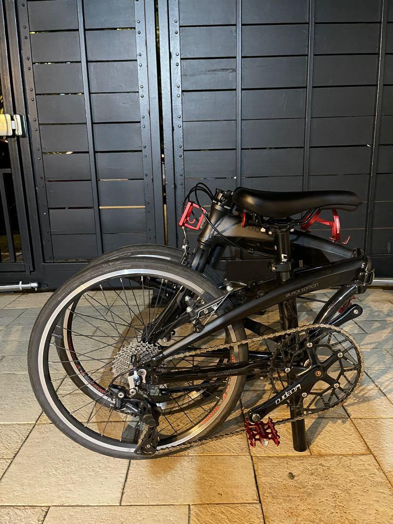 Travelo fss black edition foldable bike (foldie), Sports Equipment ...
