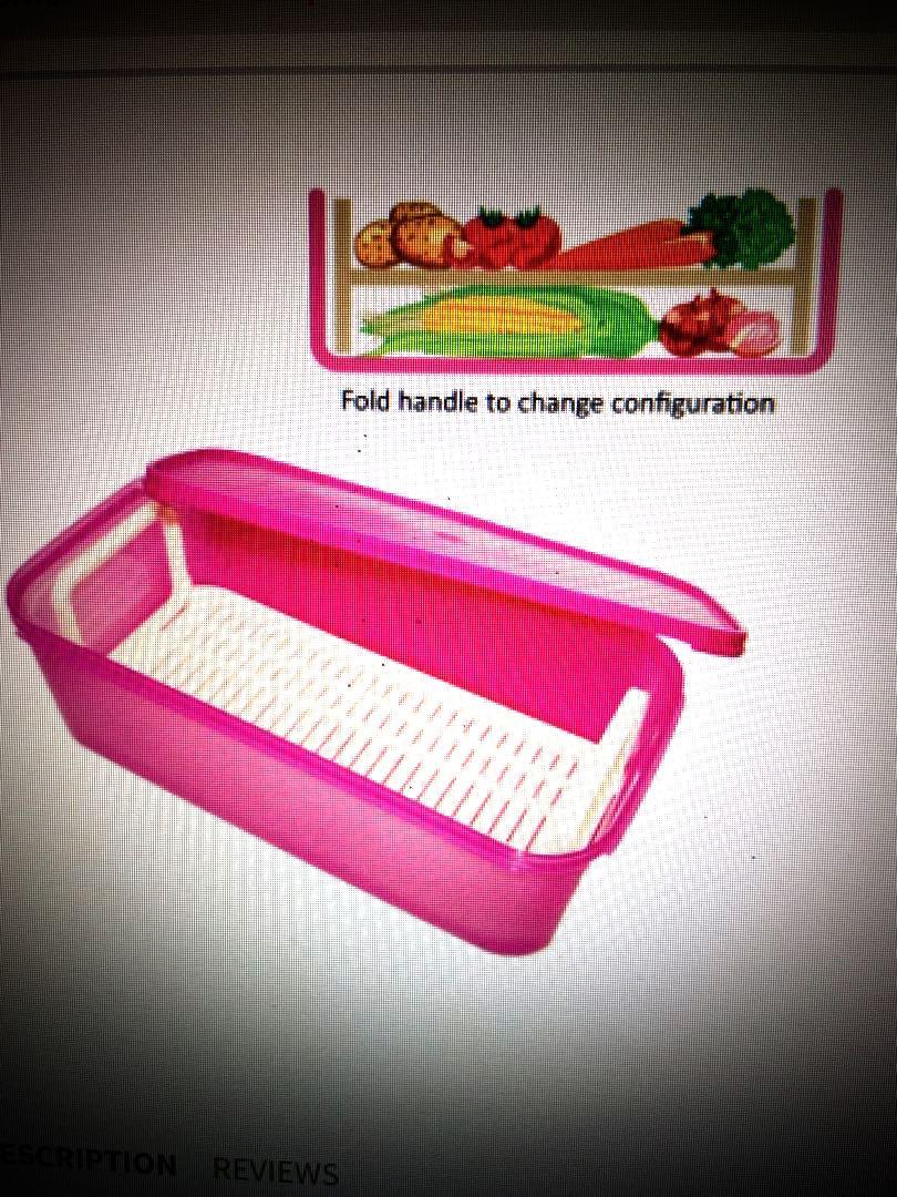 Tupperware Cool Crisper 6L, Furniture & Home Living, Kitchenware ...