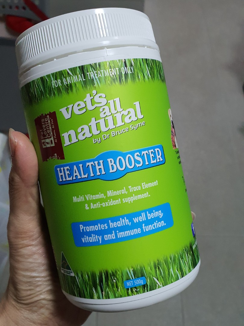 VETS ALL NATURAL HEALTH BOOSTER 500g (not 250g), Pet Supplies, Health ...